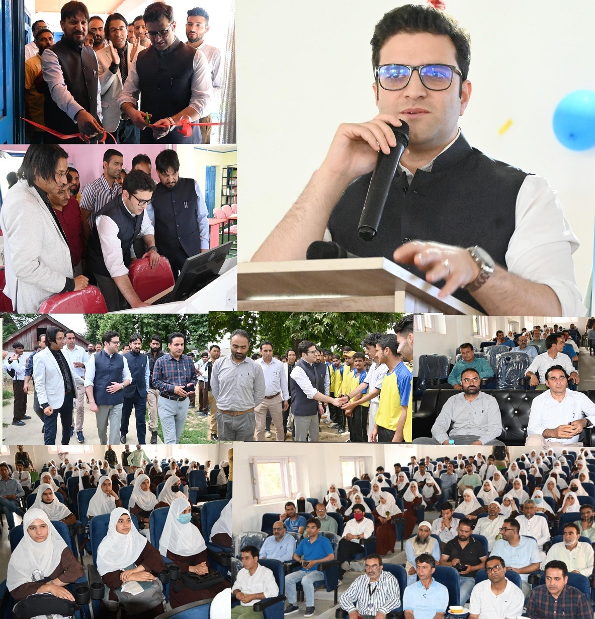 DC Kulgam Athar Aamir Khan visits GHSS Qaimoh – Srinagar Mail